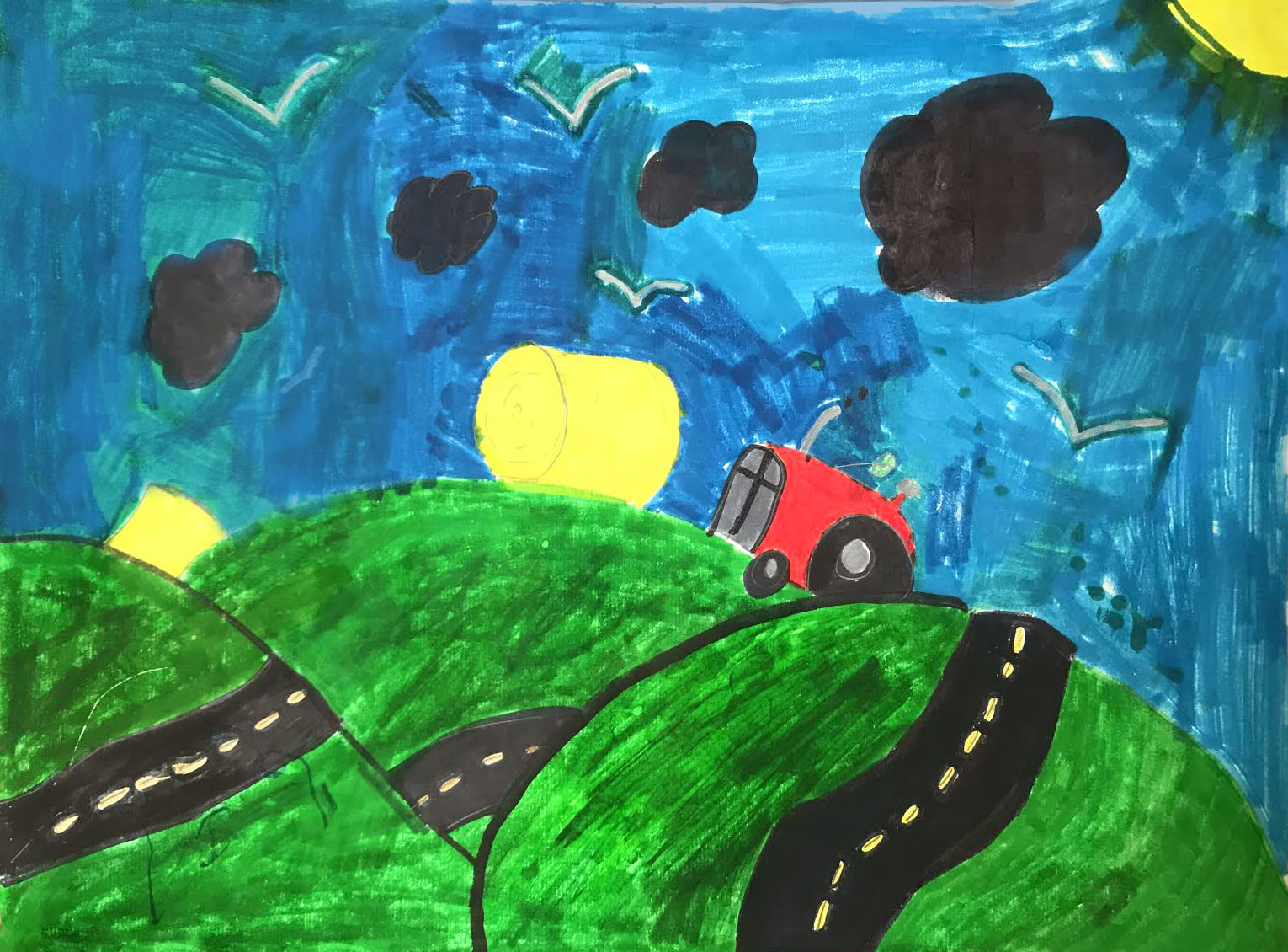 DAVID HOCKNEY INSPIRED LANDSCAPES