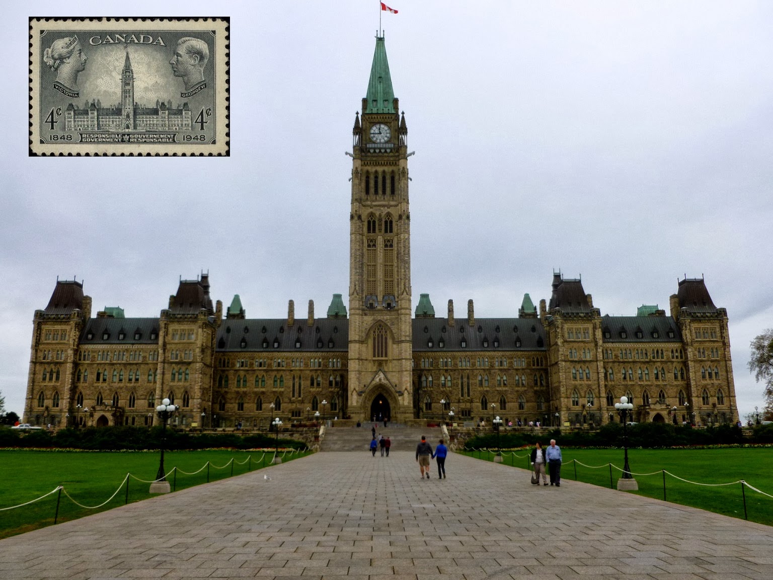 Photo-ops: Philatelic Photograph: Parliament Building Centre Block ...