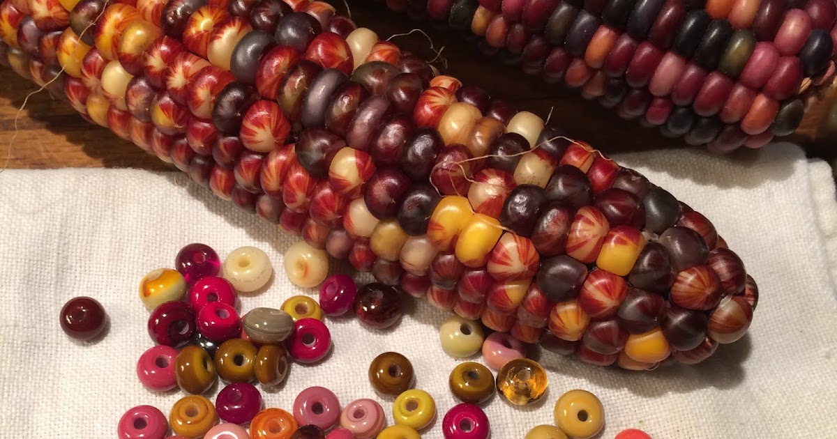 belvedere beads: Indian Corn