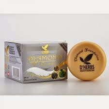 Produk Kecantikan - Dherbs - Bedak Asas Diamond Foundation - Pemborong ...