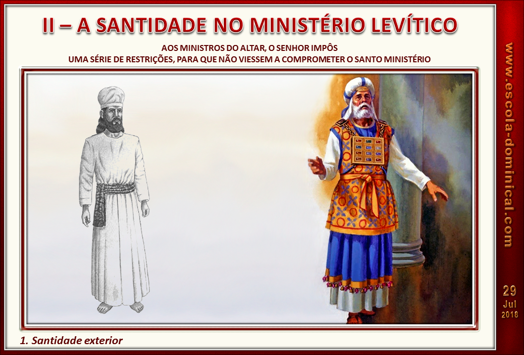 Escola Bíblica Dominical: Santidade ao Senhor - Se Liga na Informação