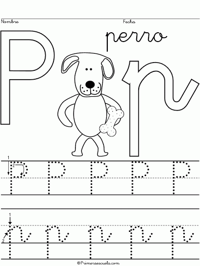 MIS PEQUES DE 4 AÑOS B: REPASAMOS LA LETRA P