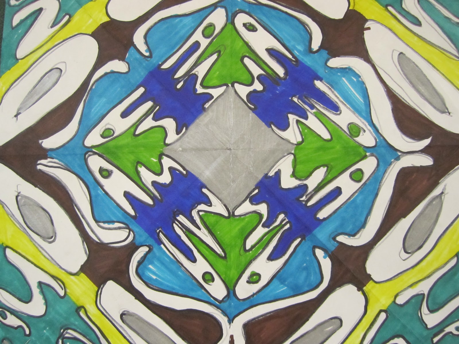 Think Create Art: Symmetrical Name Designs