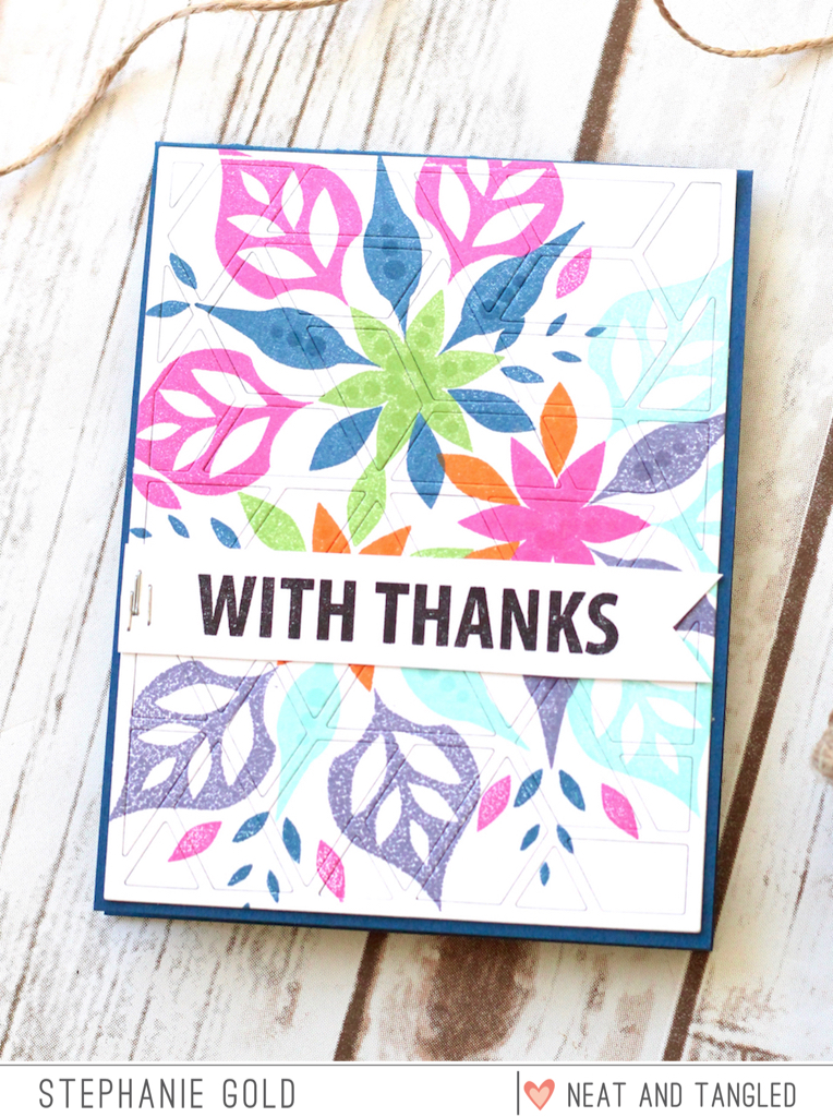 Stamped Cover Plate with Stephanie Gold - Neat and Tangled