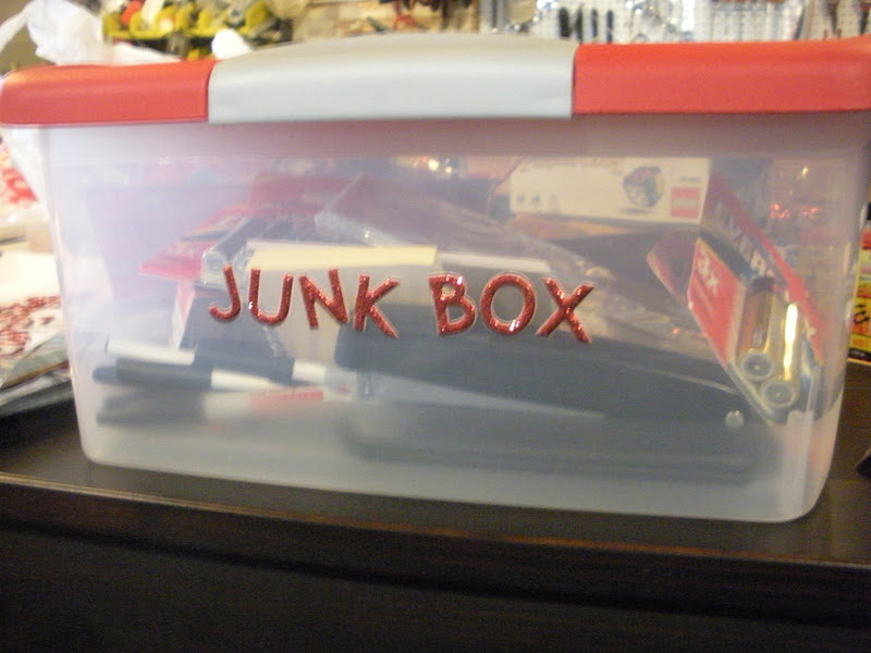 Working House Mom, Wife: Junk Box