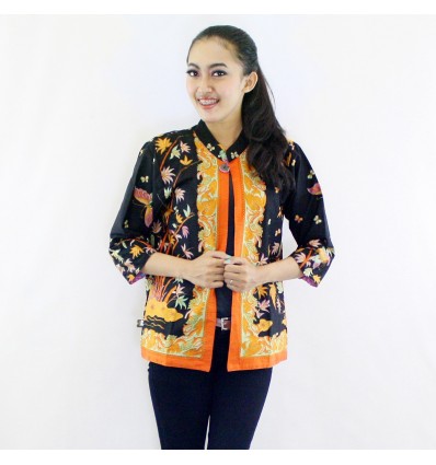 15 Bolero Batik Modern Terbaru Bulan Ini Terpopuler | Model Baju Batik ...