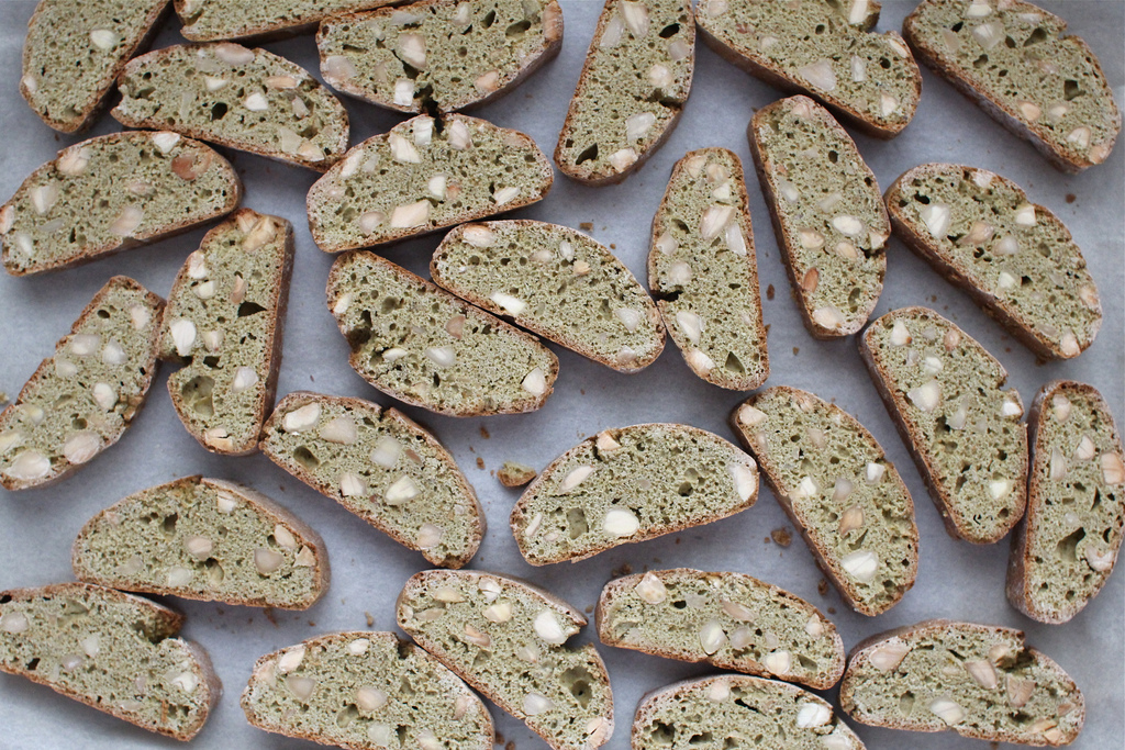 Food Endeavours of the Blue Apocalypse: Green Tea Almond Biscotti ...