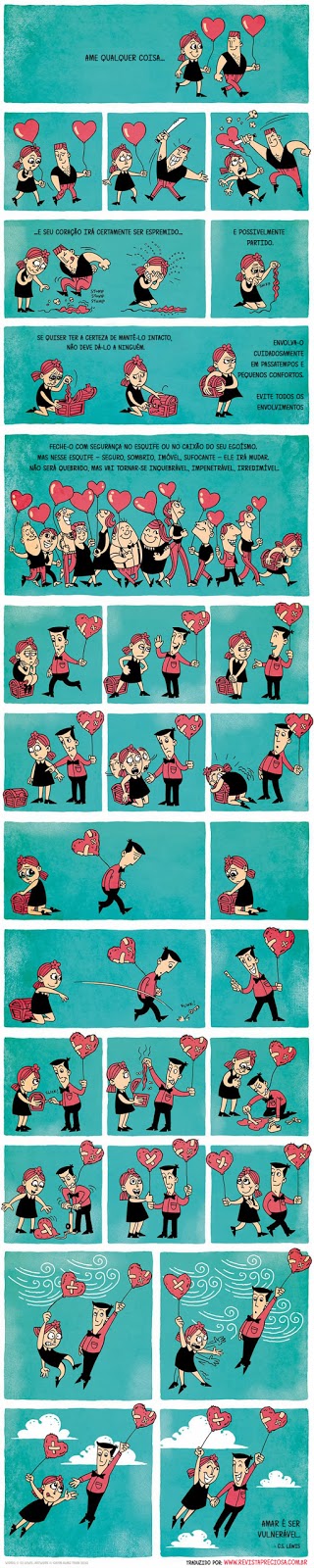 pbrito: Amar é ser vulnerável – C.S.Lewis [Ilustração]