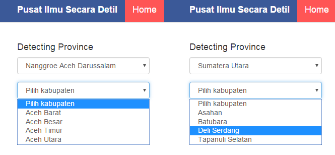 Contoh Jquery Ajax Dropdown List Pada Php