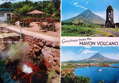 Tivi, Tiui, Tiwi: Tiwi Hot Springs, Cagsawa Church Ruins, & Mayon Volcano.