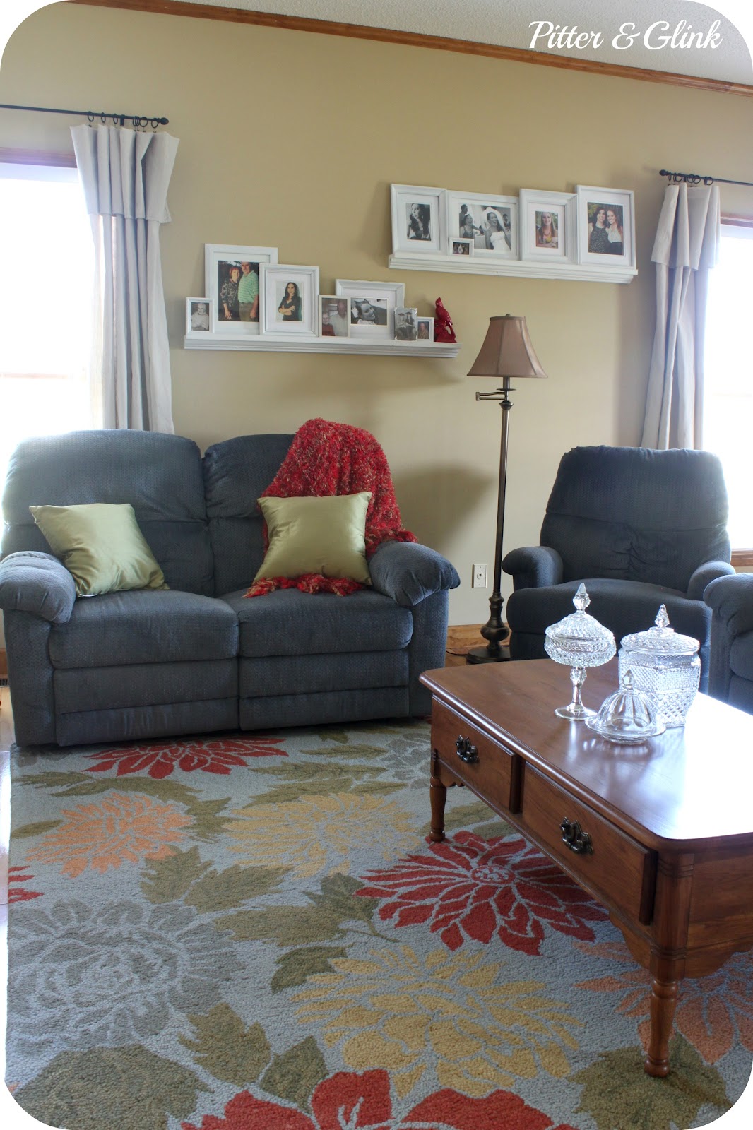 PitterAndGlink: {Mom's Living Room Makeover}