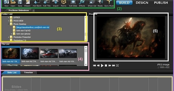 Hướng dẫn làm video, slide show ảnh bằng ProShow Producer