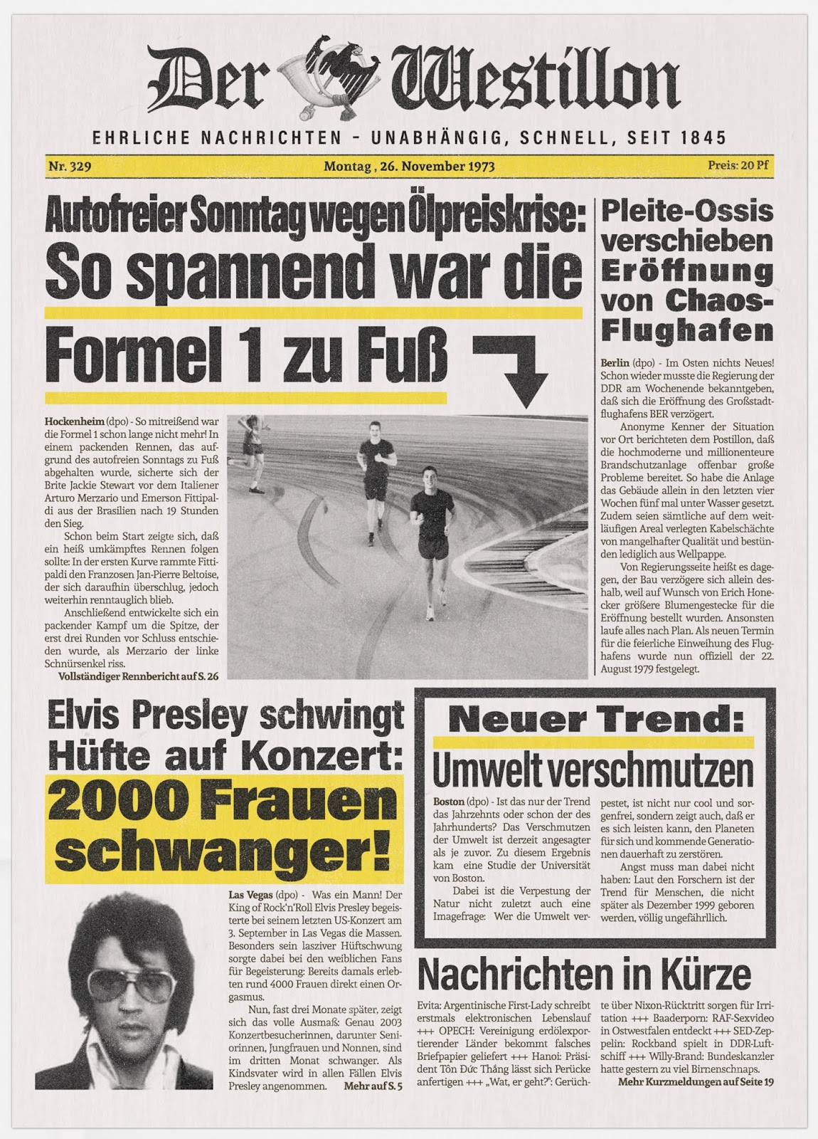 Der Postillon 1845-heute