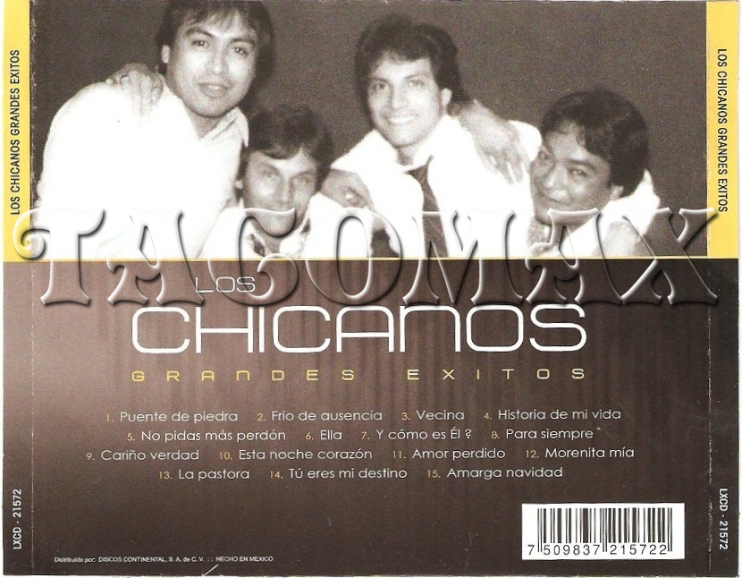 sɐɹǝdnɹƃ sǝuoıɔɔǝΙoɔ: Los Chicanos-15 Grandes Exitos