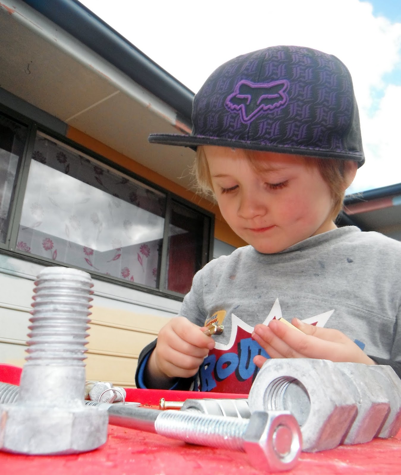 Adventures at home with Mum: Bolt Sorting, Matching & Stacking