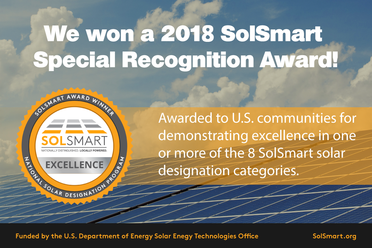 Richmond received an award for excellence in the Inspection category ...