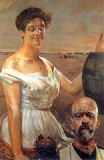 Paintings Reproductions At the Well 2 by Jacek Malczewski (1854-1897 ...