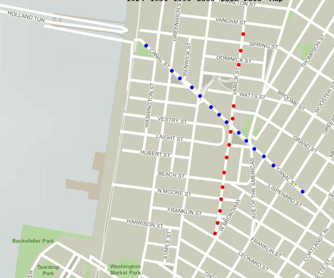 New York - History - Geschichte: St. John's on Varick Street