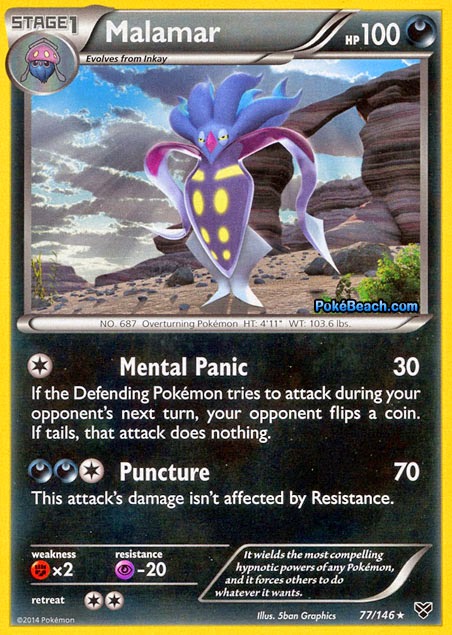 Malamar #77/146 -- Pokemon X and Y Card Review | PrimetimePokemon's Blog