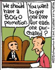 Barney & Clyde Appreciation Blog: BOGO BOGO BOGO.