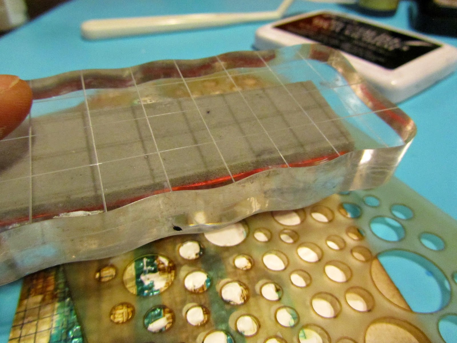 S.W.A.T. Scrap Warriors: November Basic Training-Stamping Through a Stencil