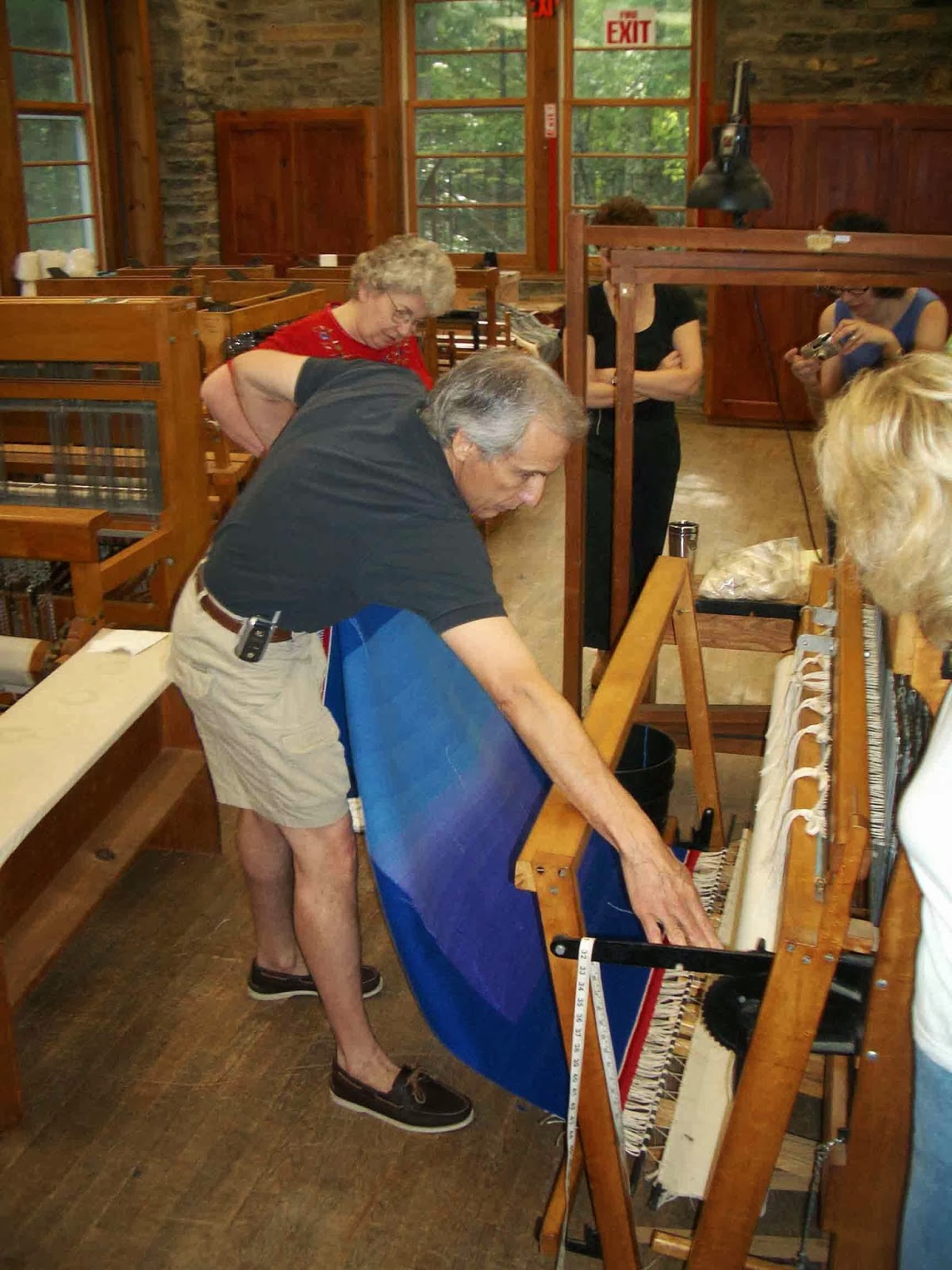 Rebecca Mezoff, Tapestry Artist: Penland School of Crafts with James ...