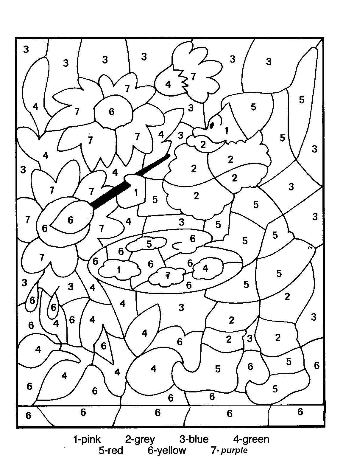 Numbers Coloring Pictures For Kids numbers-coloring-pictures-for-kids