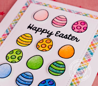 Whimsipost: Colorful Easter Egg Card