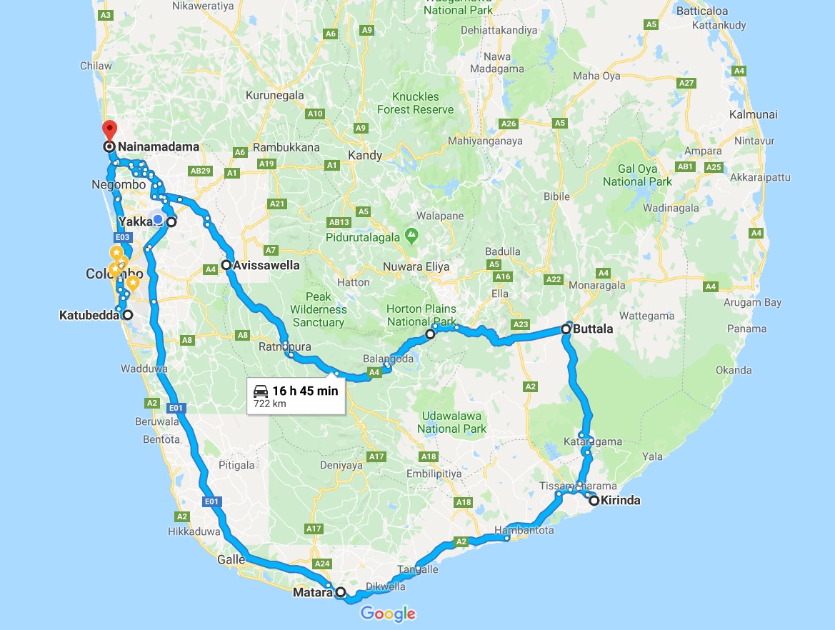 Road Trips Sri Lanka: February 2019