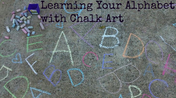 There's Magic Out There: Learning your Alphabet with chalk Art