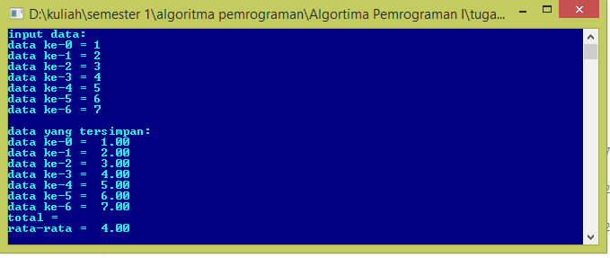 Pengertian Array Dan Contoh Pemrograman Dev C++ - Teknologi IT