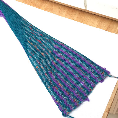 Machine Knitting Fun: Iris Bishop Kaleidescope Project