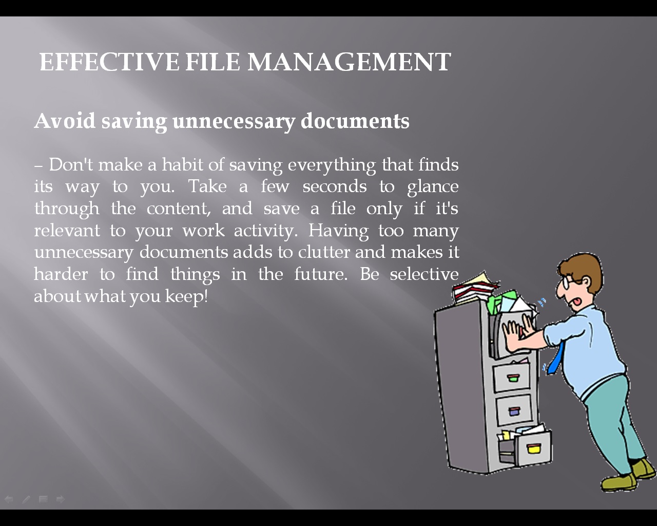 Secretarial: October 2016