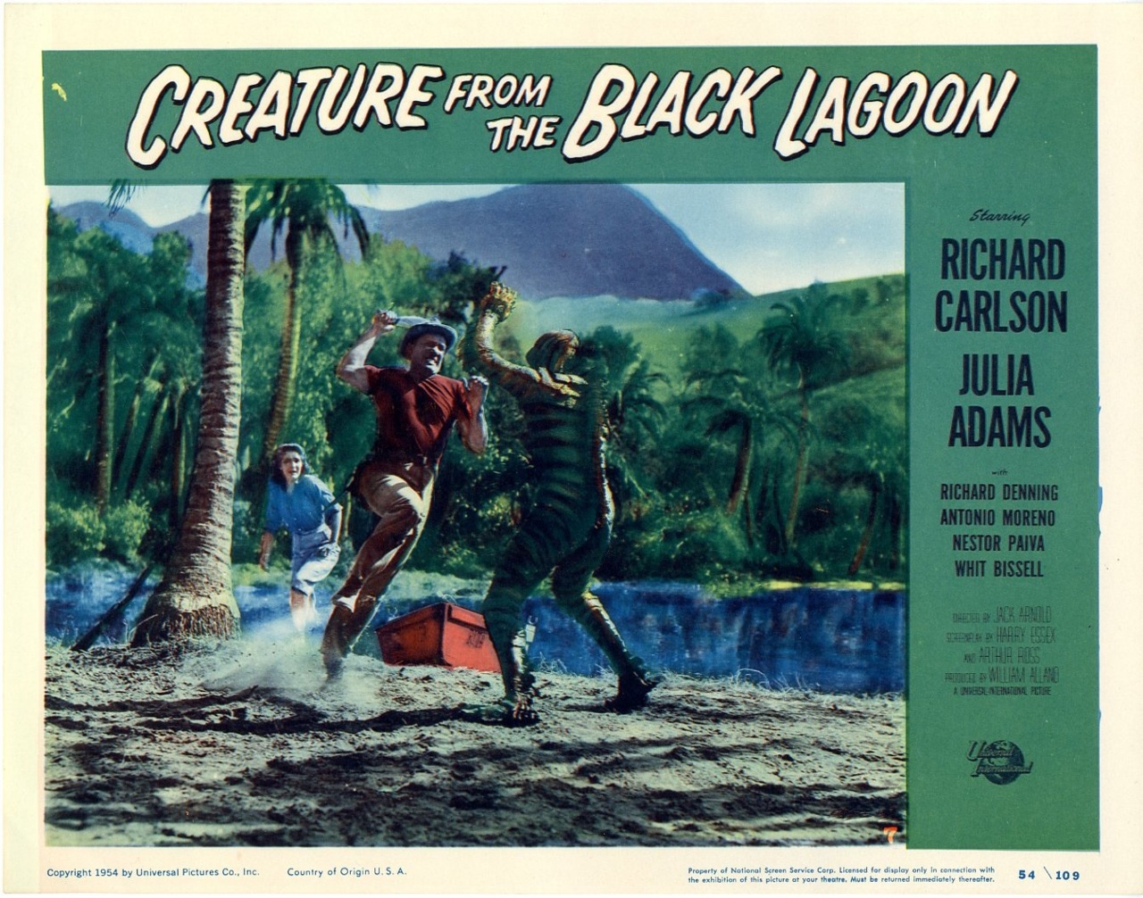 The Celluloid Highway: Lobby Card Collection - Creature from the Black ...