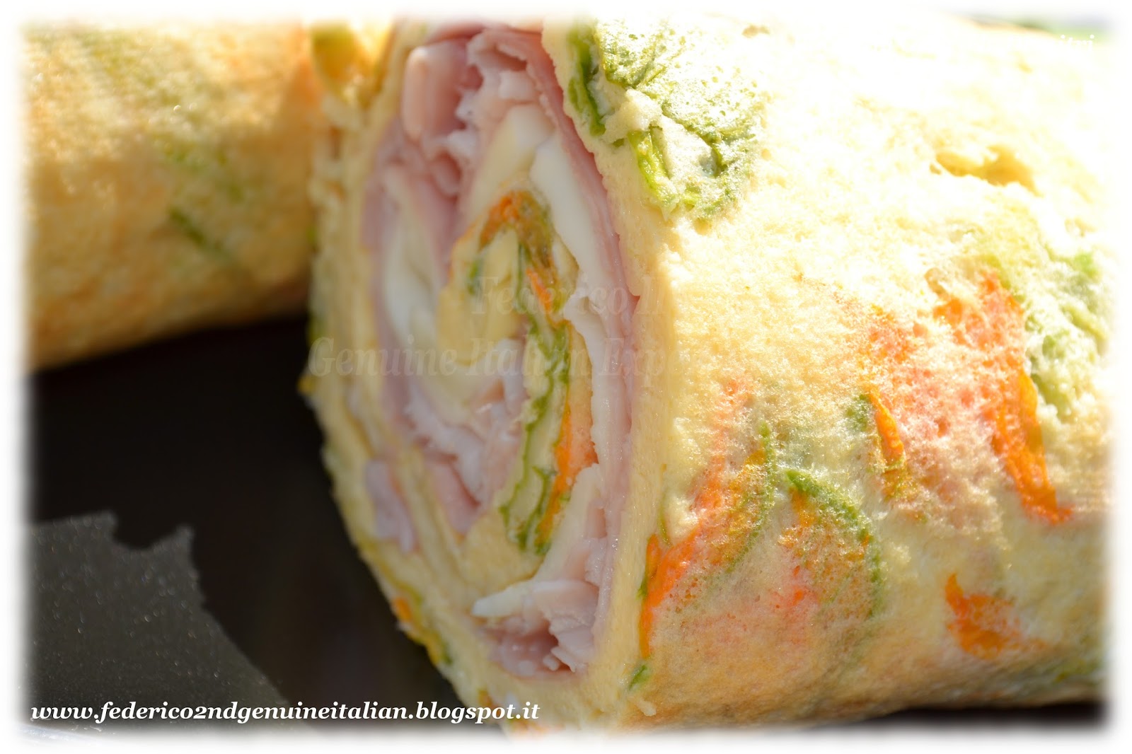 Genuine Italian Experience: Salty zucchini flowers roll / Rotolo salato ...