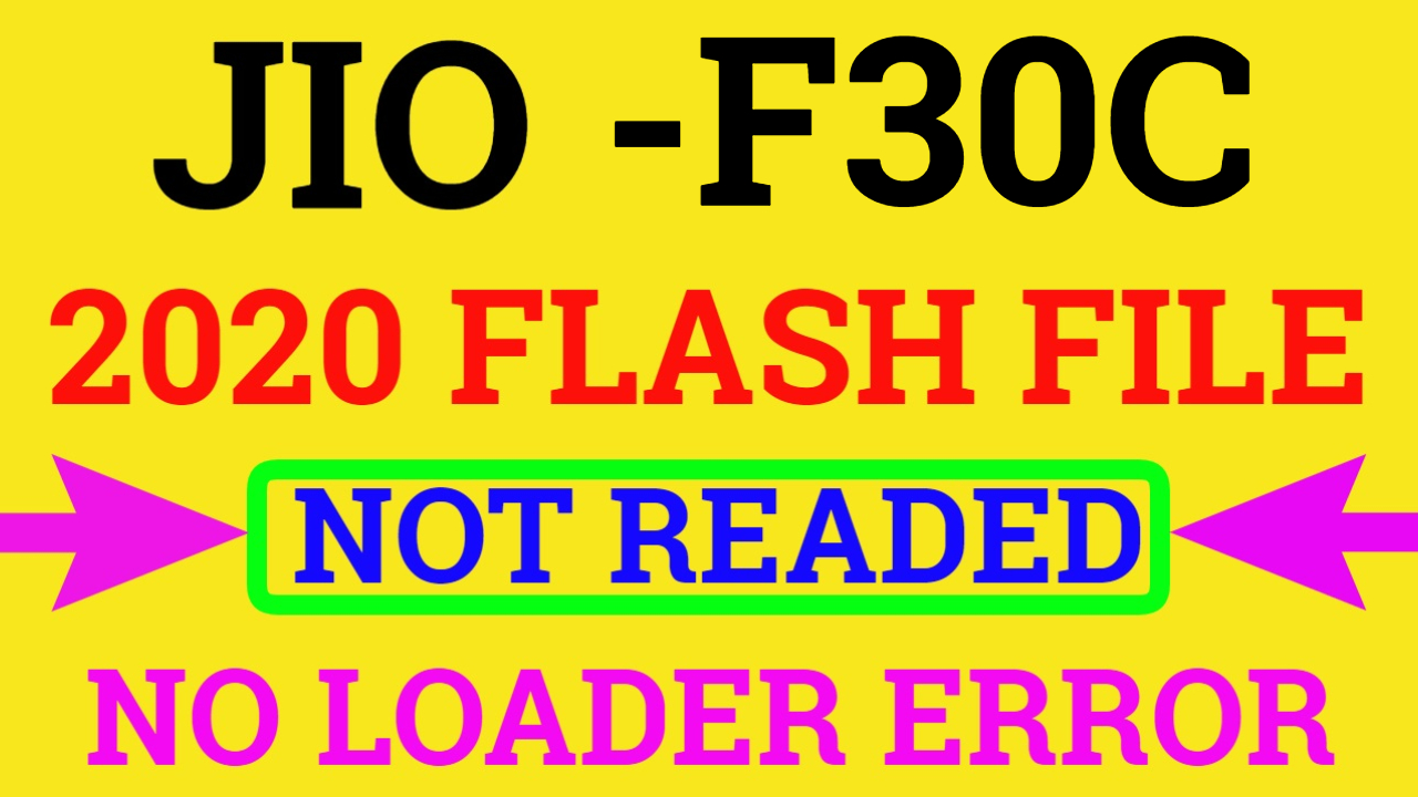 JIO F30C 2020 FILE - Sai Mobile Solution