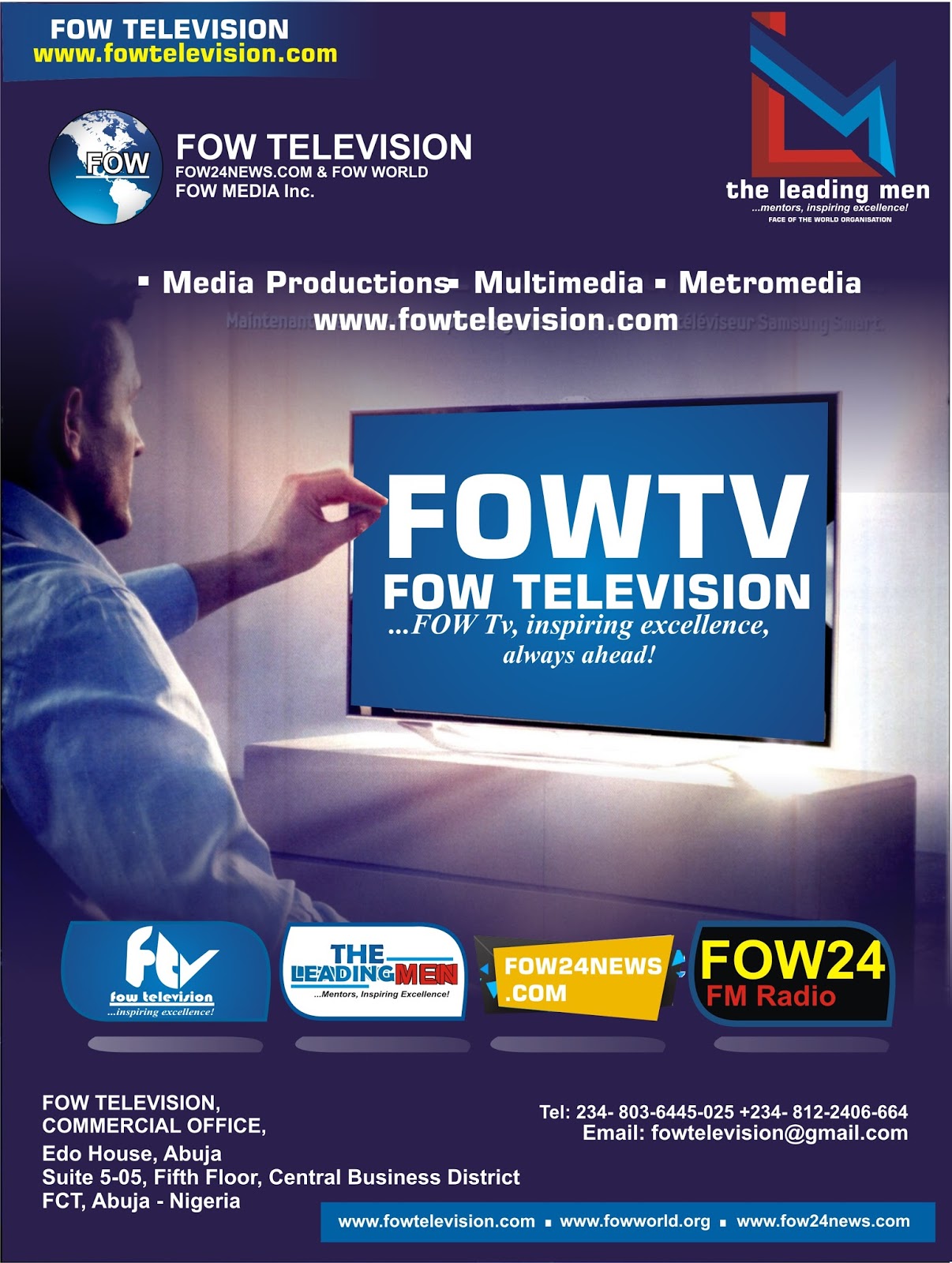 FOW TELEVISION...ON FOW24NEWS.COM - FOW 24 NEWS
