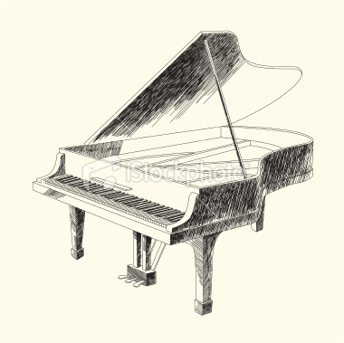How to Draw a Piano | Beautiful Drawing