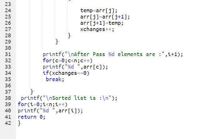 geekclues: BUBBLE SORT