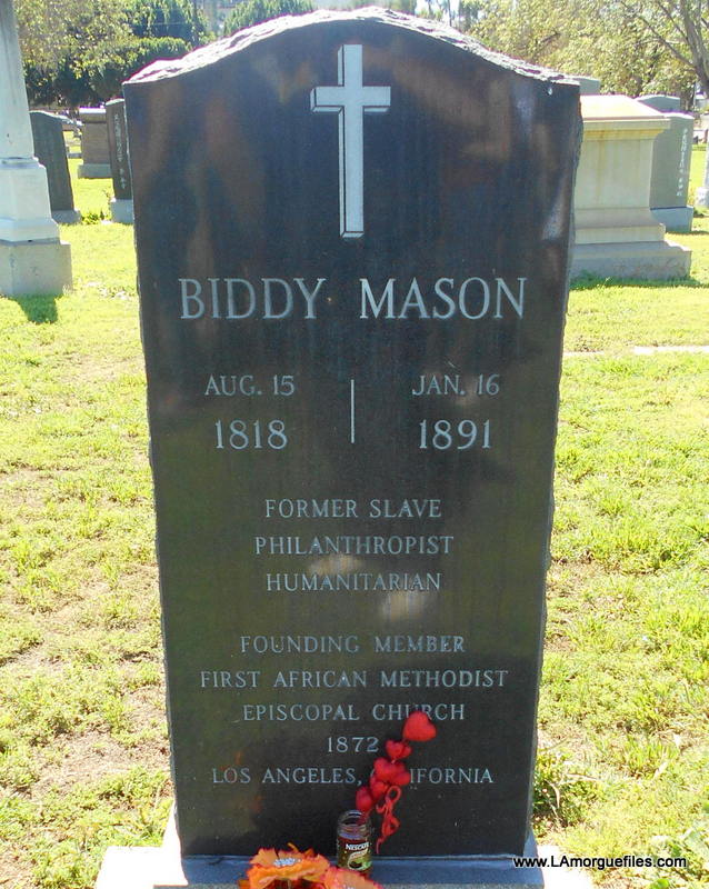 Los Angeles Morgue Files: Former Slave & Pioneer Biddy Mason 1891 ...