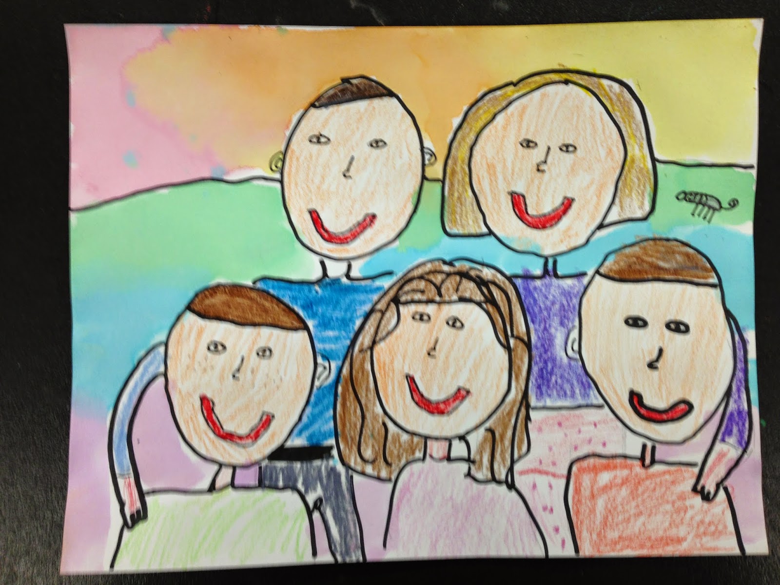 Creation Station: Family Portraits, Third Grade