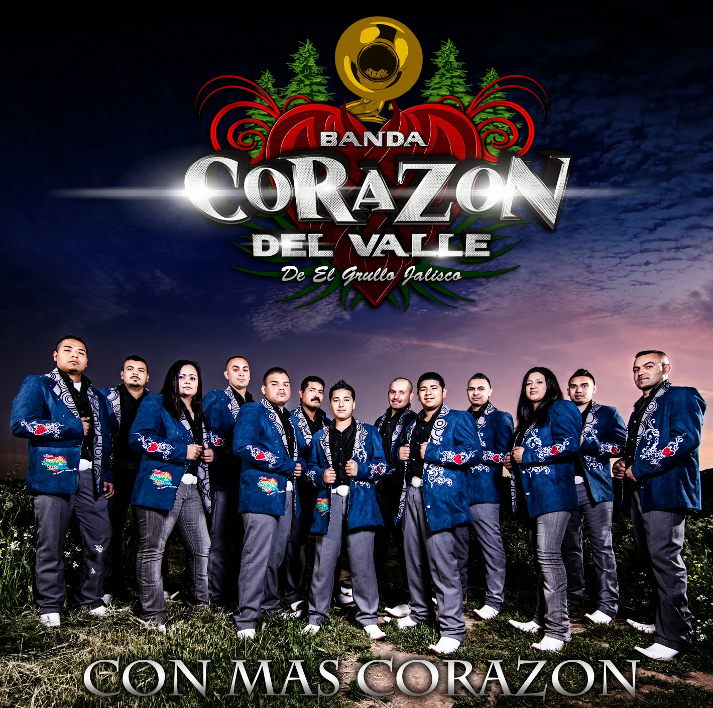 Mi Pasión La Música De Banda: Banda Corazon Del Valle - Con Mas Corazon