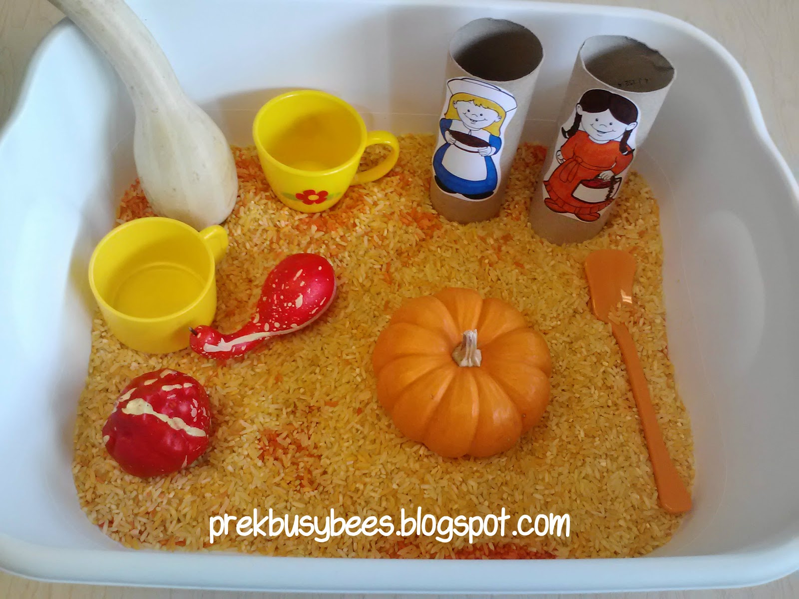 Pre-K Busy Bees: November Sensory Tubs