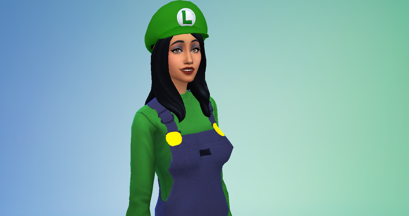 Mario Overall Outfits and hats ~ Cepzid Sims