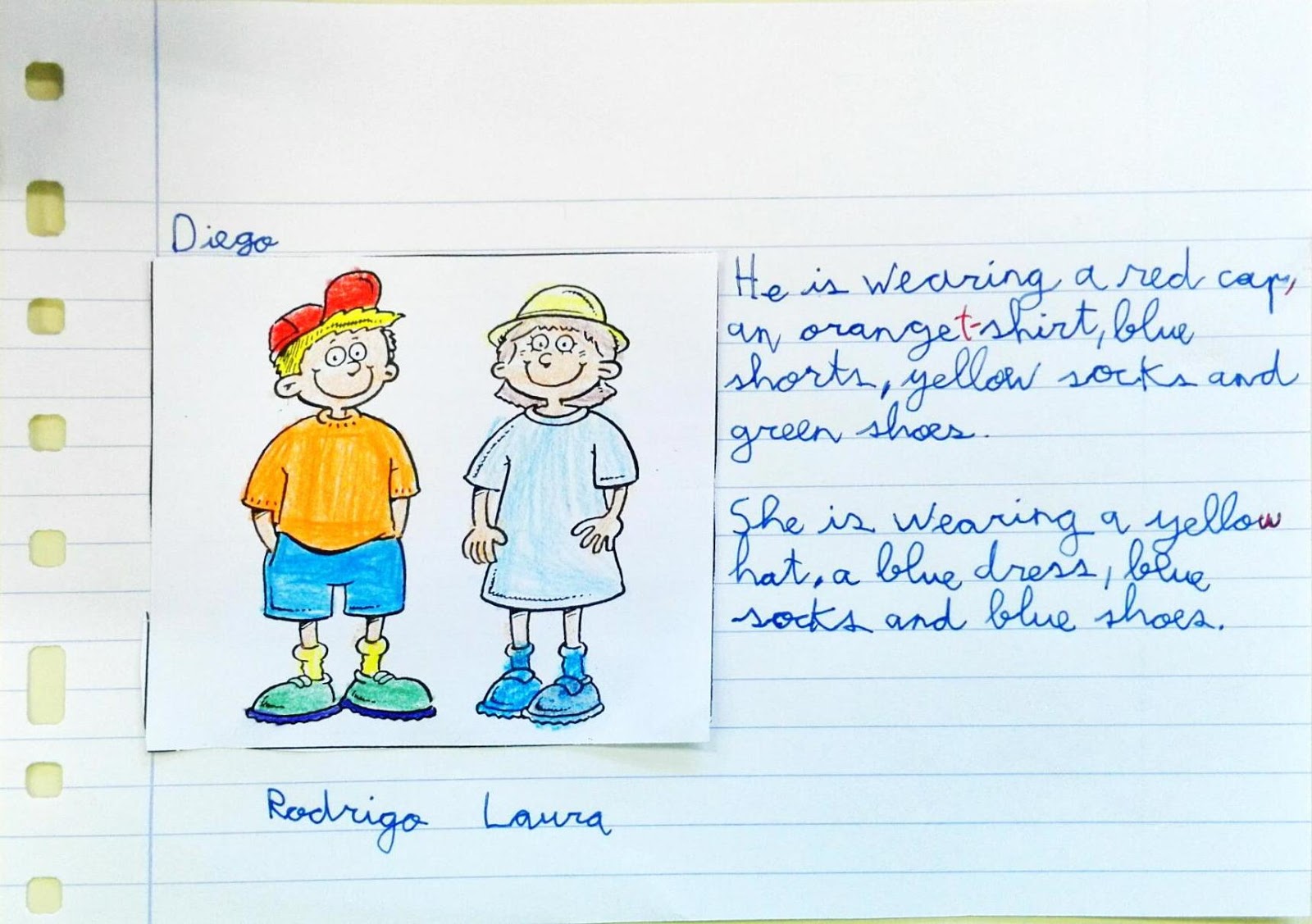 Third Grade Miróbriga: Your clothes descriptions