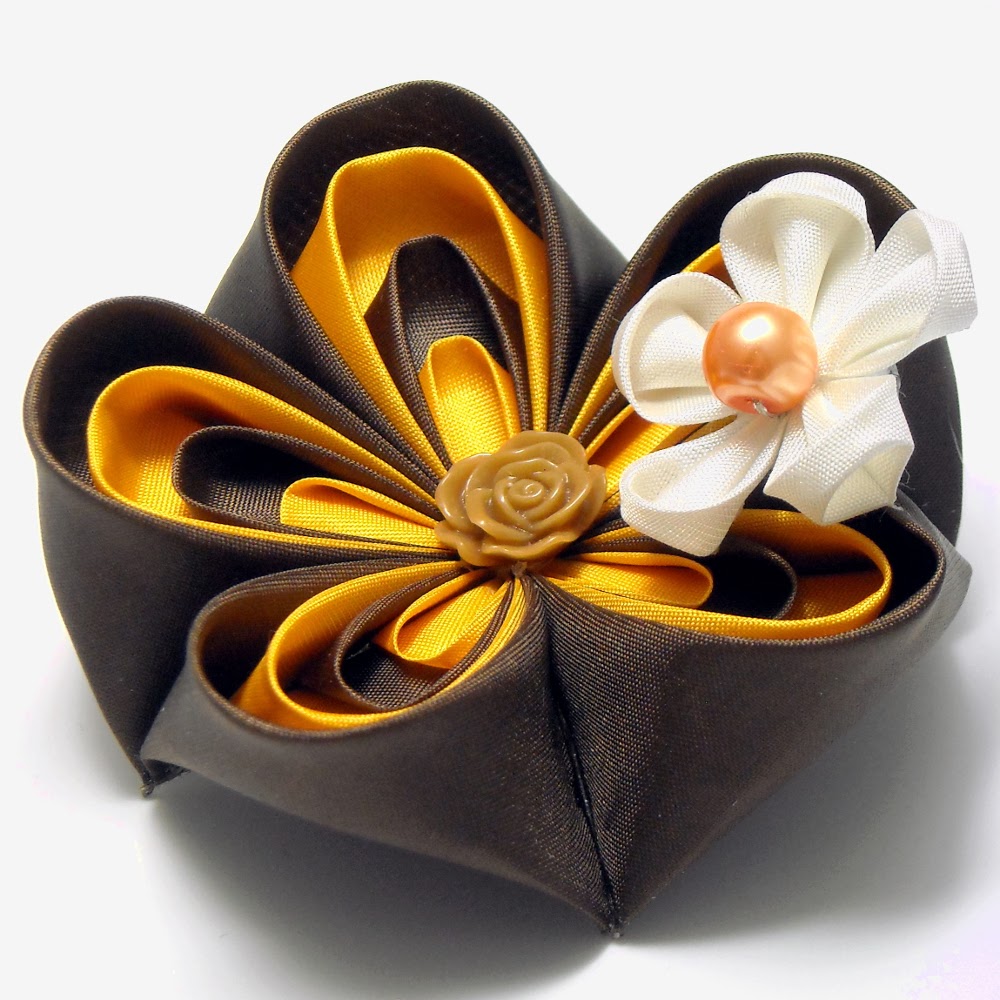 Colourful Kanzashi Combinations! | Kitty Kanzashi