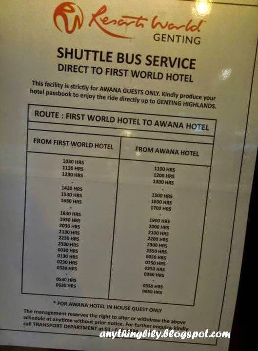 anythinglily: Awana Genting Resort