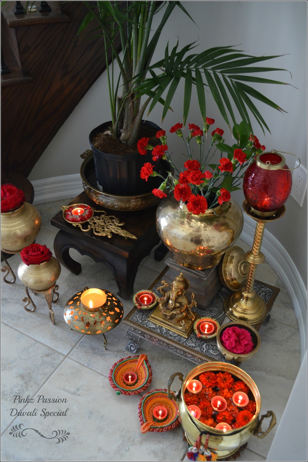 Pinkz Passion : Diwali Decked Entrance (Diwali Part 1)