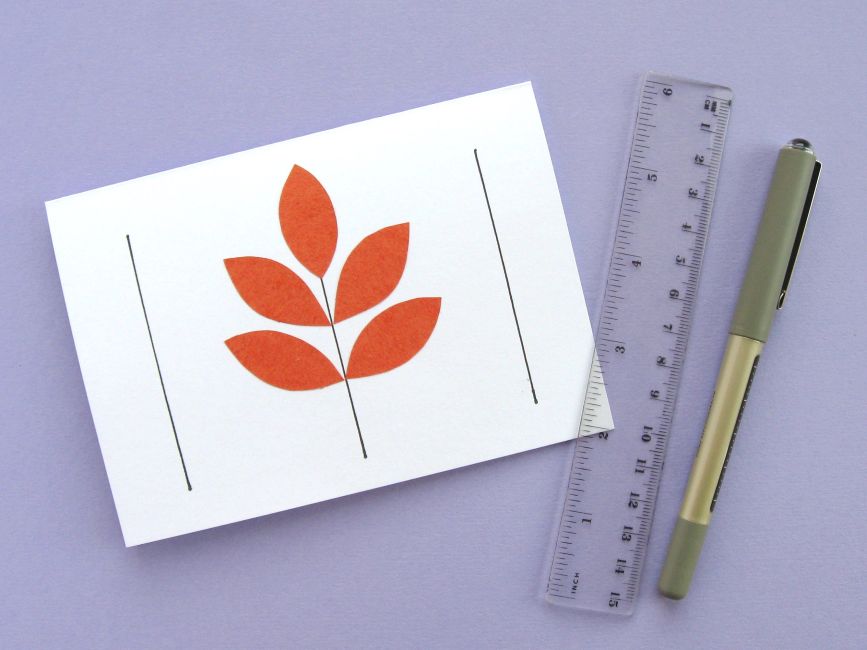 Bugs and Fishes by Lupin: DIY Autumn Trees & Leaves Cards Tutorial