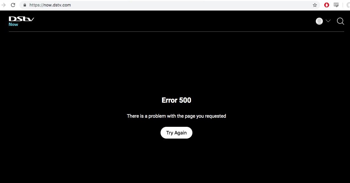 TV with Thinus: 'ERROR 500'. Latest DStv Now streaming crash and its ...